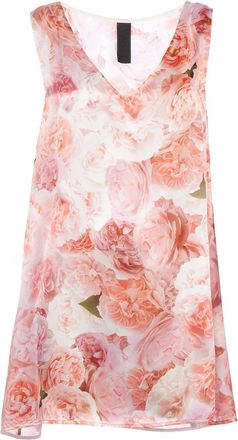 Twisty robe florale - Rose