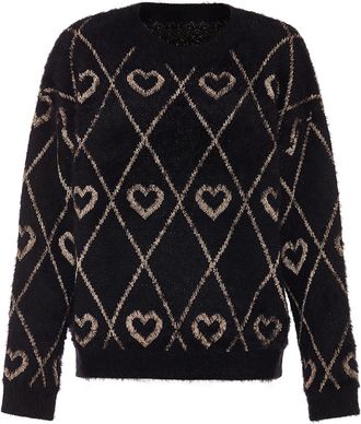 Mymo Pullover Frauen schwarz
