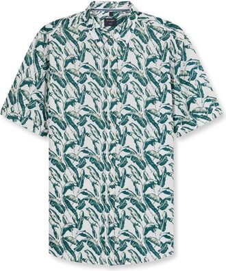 Olymp Casual, Regular Fit, Kurzarmhemd aus Baumwolle mit Print in