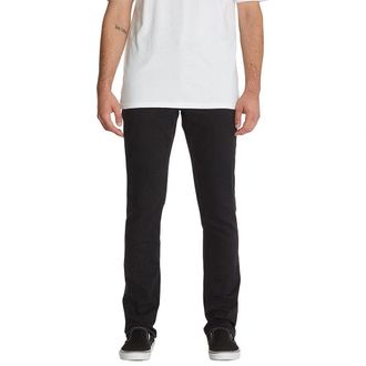 Volcom Herren Vorta Slim Fit Stretch-Denim Jeans, Schwarz (Black Out), 31W / 32L