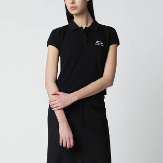 Balenciaga Schwarzes Laurel Classic Polo