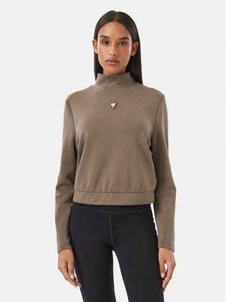 Guess Sweatshirt V4YQ05 KCAY2 Dunkelgr&uuml;n Regular Fit