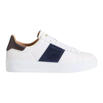 Woolrich Homme, Chaussures, Blanc, Taille: 42 1/2 EU Classic Court Band Baskets