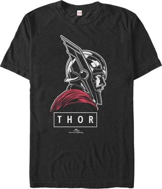 MARVEL Unisex Thor Ragnarok Thor Of Asgard Organic Short Sleeve T-shirt, Schwarz, S