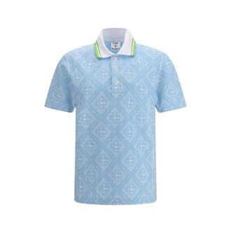 Casablanca Homme, Tops, Bleu, Taille: M The Polo