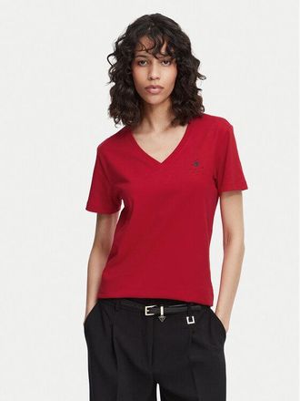 Beverly Hills Polo Club T-Shirt P-SS26W-TS516518 Rot Regular Fit