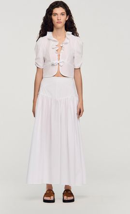 Sandro Top court &agrave; volant