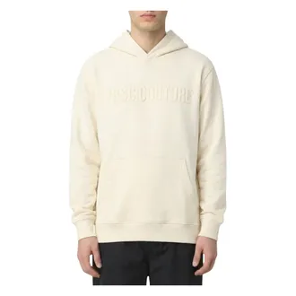 Versace Homme, Sweatshirts et sweats &agrave; capuche, Blanc, Taille: S Phenol Sweat &agrave; capuche