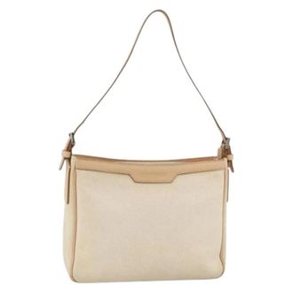 Burberry Pre-owned Canvas Schultertasche - - Pre-owned - Damen - Beige - ONE SIZE