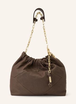 BA&SH Ba&Sh Schultertasche beige