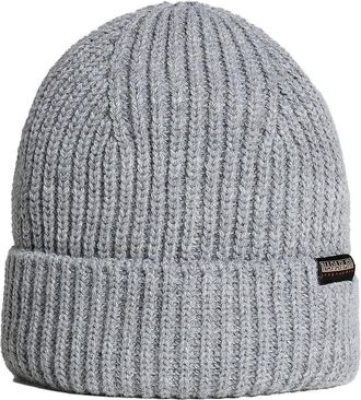 Napapijri Hombre FOLI 3 Gorro, Mezcla Gris Medio, One Size
