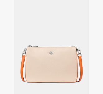 Kate Spade New York Kate Spade Kayla Triple Crossbody Bag f&uuml;r Frauen in Milchglas Mehrfarbig | Strukturiertes Leder
