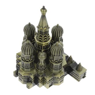 Cabilock Modell Aus Metalllegierung Architektonische Miniatur Skulptur Russisches Wahrzeichen F&uuml;r Schreibtisch Vitrine Dekorative Geb&auml;udedekoration F&uuml;r Reiseso
