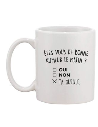 Cotton Division Tasse - Etes vous de bonne laune le morn