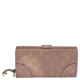 Gucci Pre-owned Leder Portemonnaies - - Pre-owned - Damen - Beige - ONE SIZE