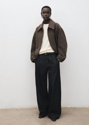 Mango Pull en maille &agrave; col rond &eacute;cru - Femme - XS - MANGO