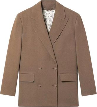 Golden Goose Femme, Vestes, Brun, Taille: 36 FR Blazer Crois&eacute; en Laine
