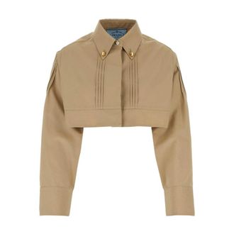 Prada Damen, Blusen & Hemden, Beige, XSGr&ouml;&szlig;e