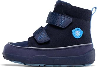 Affenzahn Winterstiefel Wolle Comfy warm gef&uuml;ttert, wasserdicht aus recycelter Wolle Gr&ouml;&szlig;e 21-32 B&auml;r - Blau, 21
