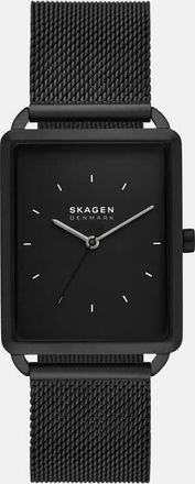 Skagen Hagen - Montre en acier inoxydable avec mouvement à 3 aiguilles - Noir