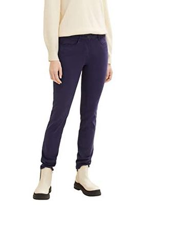 Tom Tailor 1021692 Pantalon Slim Alexa, Bleu océan Atlantique 11331, 42 W/30 L Femme