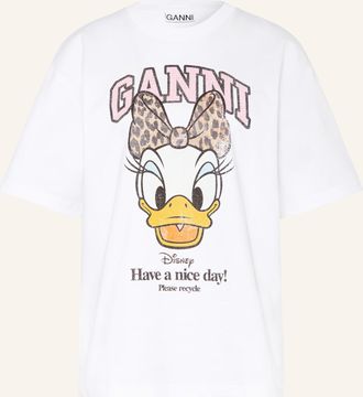 Ganni T-Shirt weiss