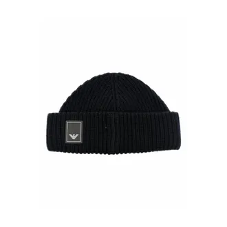 Emporio Armani Homme, Accessoires, Bleu, Taille: L Chapeaux & Bonnets Bleus par