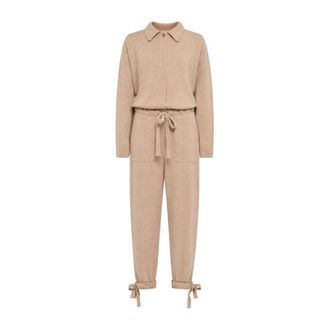 Laneus Strickoverall - - Jumpsuits & Playsuits - Damen - Beige - S