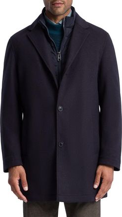 Pierre Cardin Herren Paletot Mantel, Marine, XS
