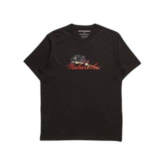 maharishi Ninjutsu Besticktes Schwarzes T-Shirt - - Tops - Herren - Schwarzk - L