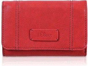 s.Oliver 39.408.93.8746 Portefeuille pour femme 16 x 10 x 2 cm (l x H x P), rouge (3700), 16x10x2 cm (B x H x T)