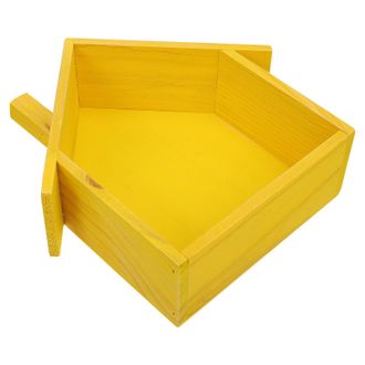 NUOBESTY Veemoon Holz Wandregal Hausf&ouml;rmig Kinderzimmer Aufbewahrungshalter Dekoratives Lagerregal Wandmontiert f&uuml;r Pflanzen Schlafzimmer Wohnzimmer