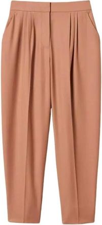 Twinset Femme, Pantalons, Rose, Taille: 40 FR Pantalon Droit Court