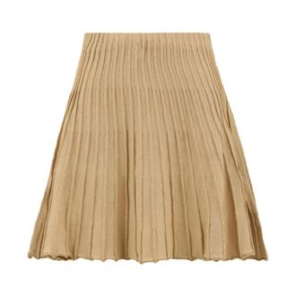 Akep Stilvolle Sand R&ouml;cke - - Skirts - Damen - Beige - XS