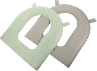 Valiclud 2 Stück Teiliges Wasserdichtes Toilettensitz Kissen Waschbare Dicke Eva toilettenauflage mit Haftkleber Hautfreundlich und rutschfest Praktische Wc si