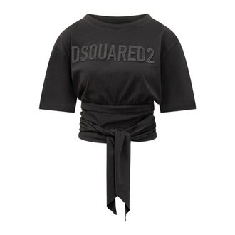Dsquared2 Femme, Tops, Noir, Taille: 40 FR T-Shirt