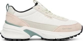 Calvin Klein Sneakers Hike Runner Nylon Mix HW0HW03279 Wei&szlig;