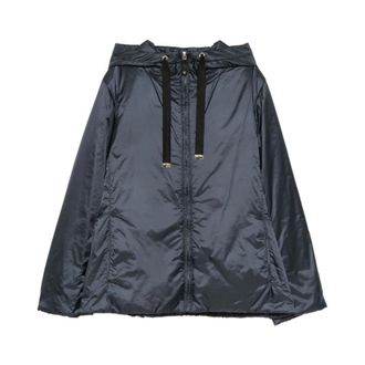 Max Mara Giacca Greenh con zip - - Jackets - Damen - Blau - S