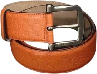 Gucci Ceinture Vintage doccasion - Femme - Pre-owned - Orange - Taille: ONE Size
