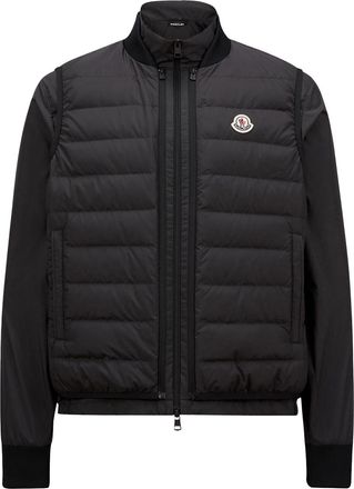 Moncler Moncler Doudoune Courte 3-en-1 Verney, Homme, Noir, Taille: 0