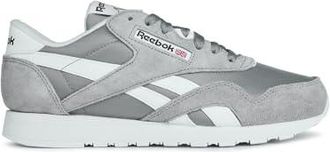 Reebok Baskets Classiques Nyln 61 pour Homme, Gris Pur 1,5 m Blanc FTWR Blanc, 43 EU
