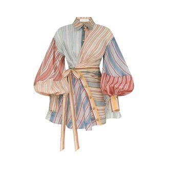 Zimmermann Femme, Robes, Multicolore, Taille: 38 FR Rebellion Striped Mini Dress