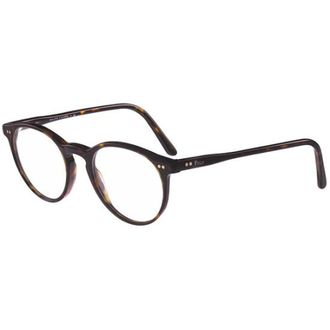 Polo Ralph Lauren Homme, Accessoires, Brun, Taille: 48 MM Montures élégantes en Shiny Havana