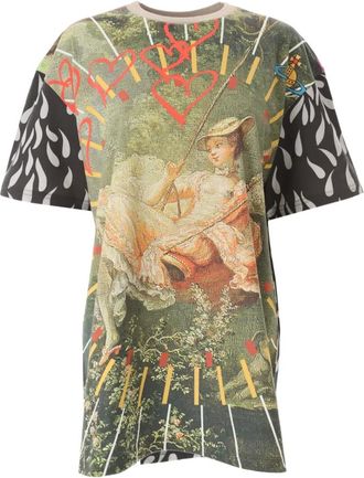 Vivienne Westwood Femme, Blouses et Chemises, Multicolore, Taille: 36 FR Oversized Tshirt
