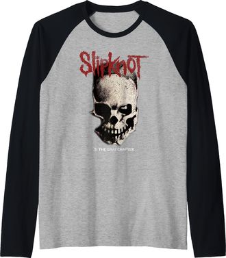 Slipknot Damen Tribal Totenkopf auf der Rückseite Raglan Shirt Schwarz S EU Klein Crew Neck Raglanärmel Frühling 1 Count 0 Pockets Non-Stretchable