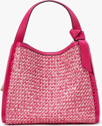 Kate Spade New York Knott Tote Bag Zum Umh&auml;ngen Aus Bast-Tweed, Mittelgro&szlig;
