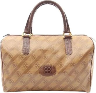 Balenciaga Sac cabas Pre-owned BB Monogram en toile enduite - Femme - Pre-owned - Beige - Taille: ONE Size