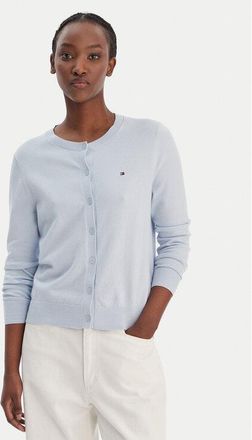 Tommy Hilfiger Strickjacke WW0WW42370 Himmelblau Regular Fit