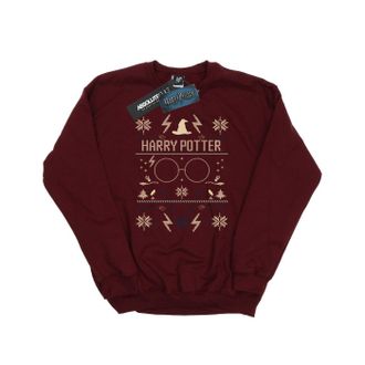 Harry Potter Sweatshirt f&uuml;r Damen (Burgunderrot)