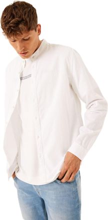 Garcia Garcia Herren Shirt Long Sleeve Hemd, White, 3XL